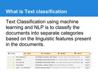 Introduction to text classification using scala | PPT