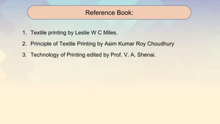 Introduction to Textile Printing-1.pptx | Needlework | Arts and Crafts