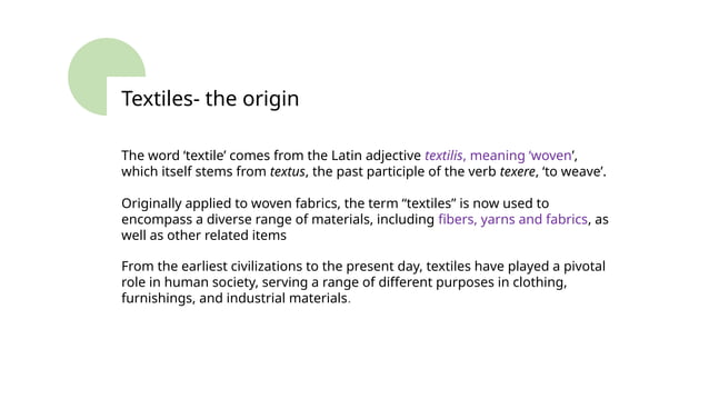 Introduction to textiles IN JEWELERY .pptx