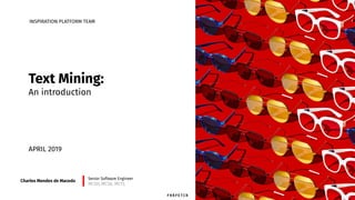 Introduction to text mining | PPT