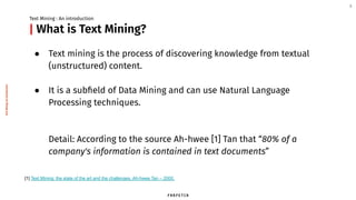 Introduction to text mining | PPT
