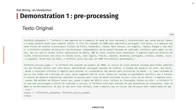 Introduction to text mining | PPT