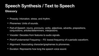 Introduction to text to speech | PPTX