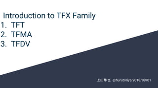 Introduction to TFX (TFDV+TFT+TFMA) | PPT