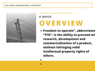 Introduction to the FREEDOM TO OPRATE | PDF