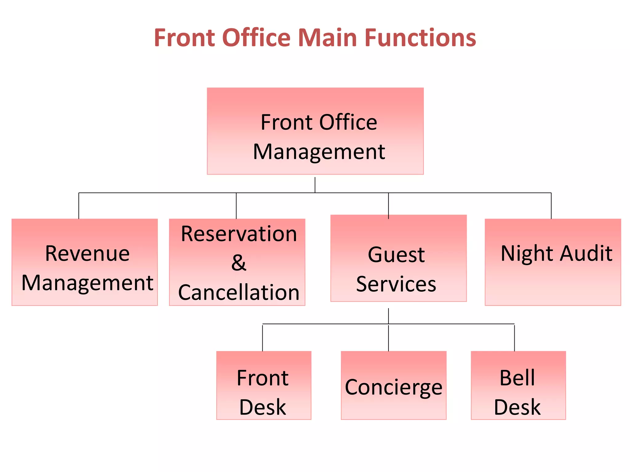 Introduction to the front office- (detailed ) | PPTX