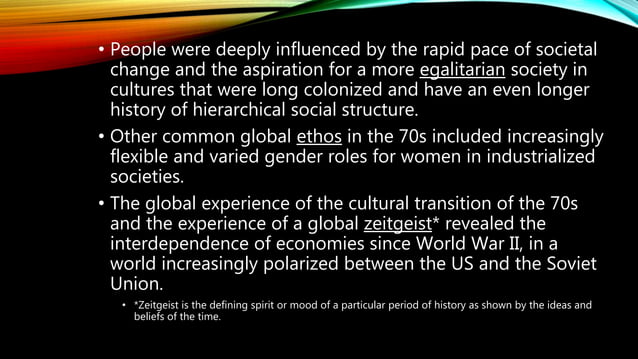 Introduction to the 70s | PPT