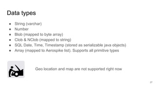 Introduction to the aerospike jdbc driver | PPT
