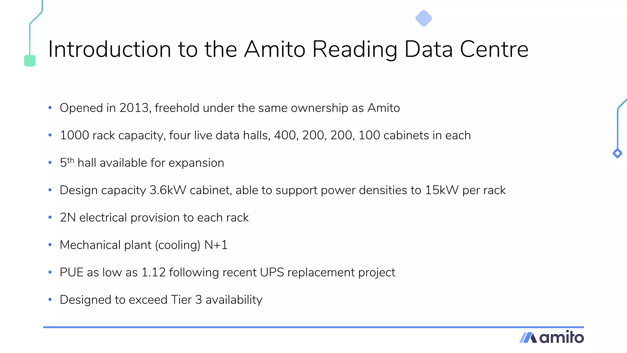 Introduction to the amito reading data centre | PPT