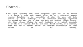 Introduction to the ASPEN PLUS engineering.pptx