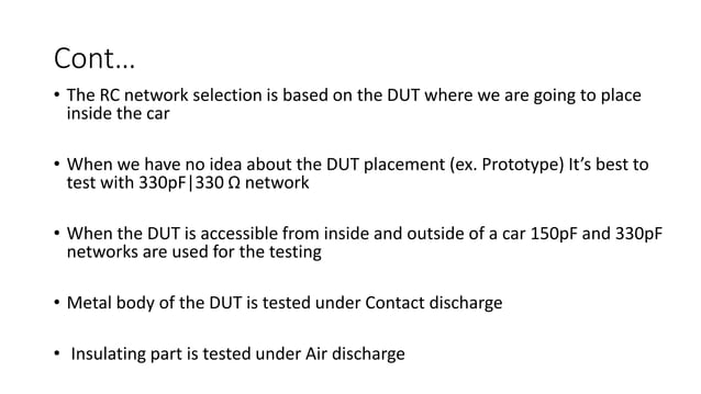 Introduction to the automotive esd(iso 10605) | PPTX | Physics | Science