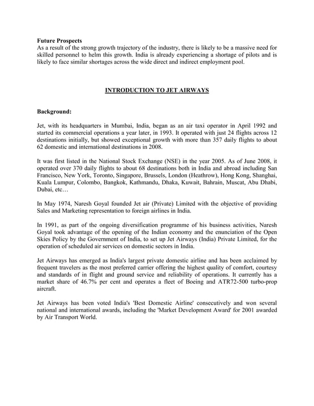 Introduction to the aviation industry | DOCX | Air Travel | Travel Type