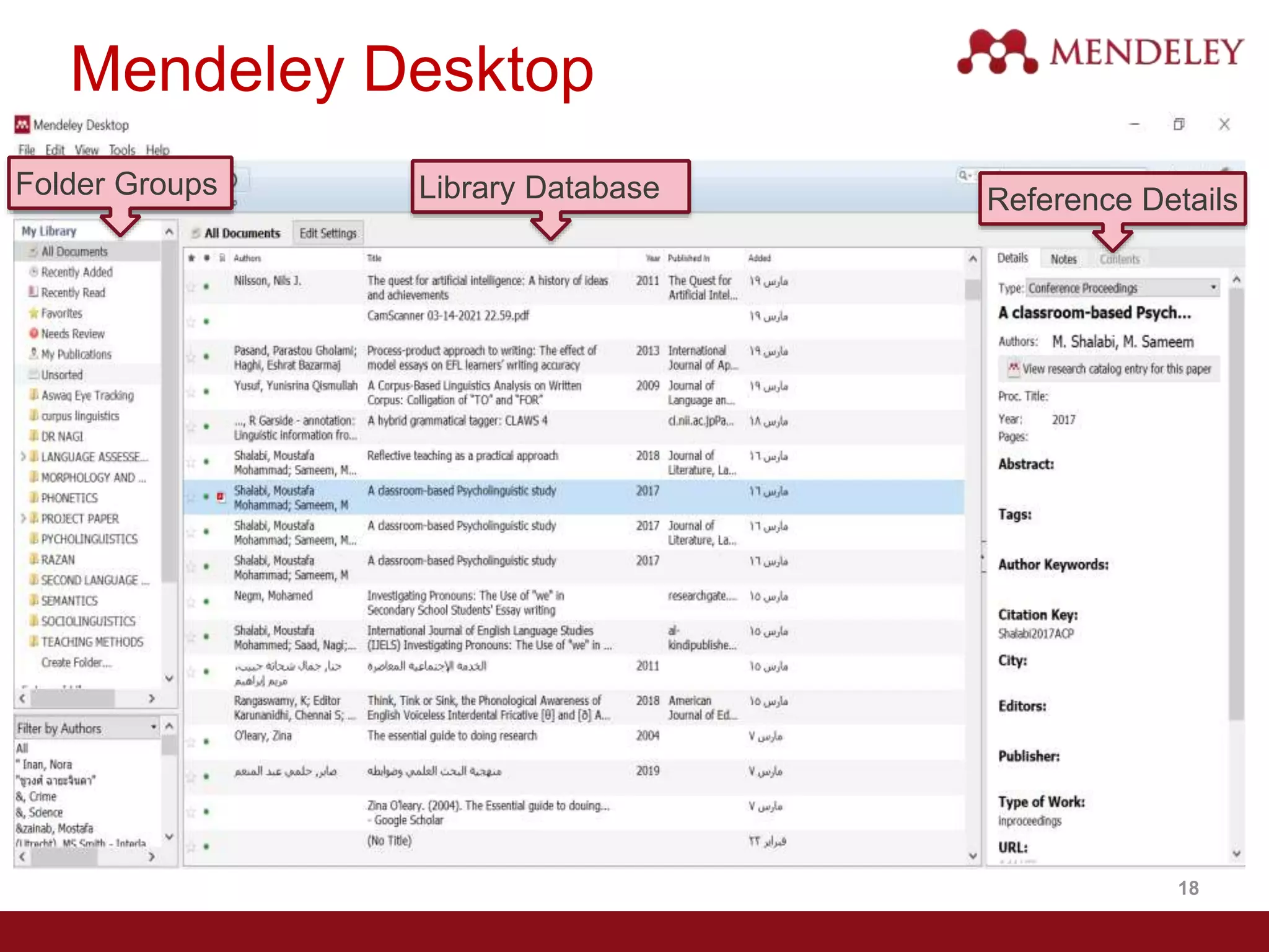 Introduction to Mendeley. pptx | PPTX