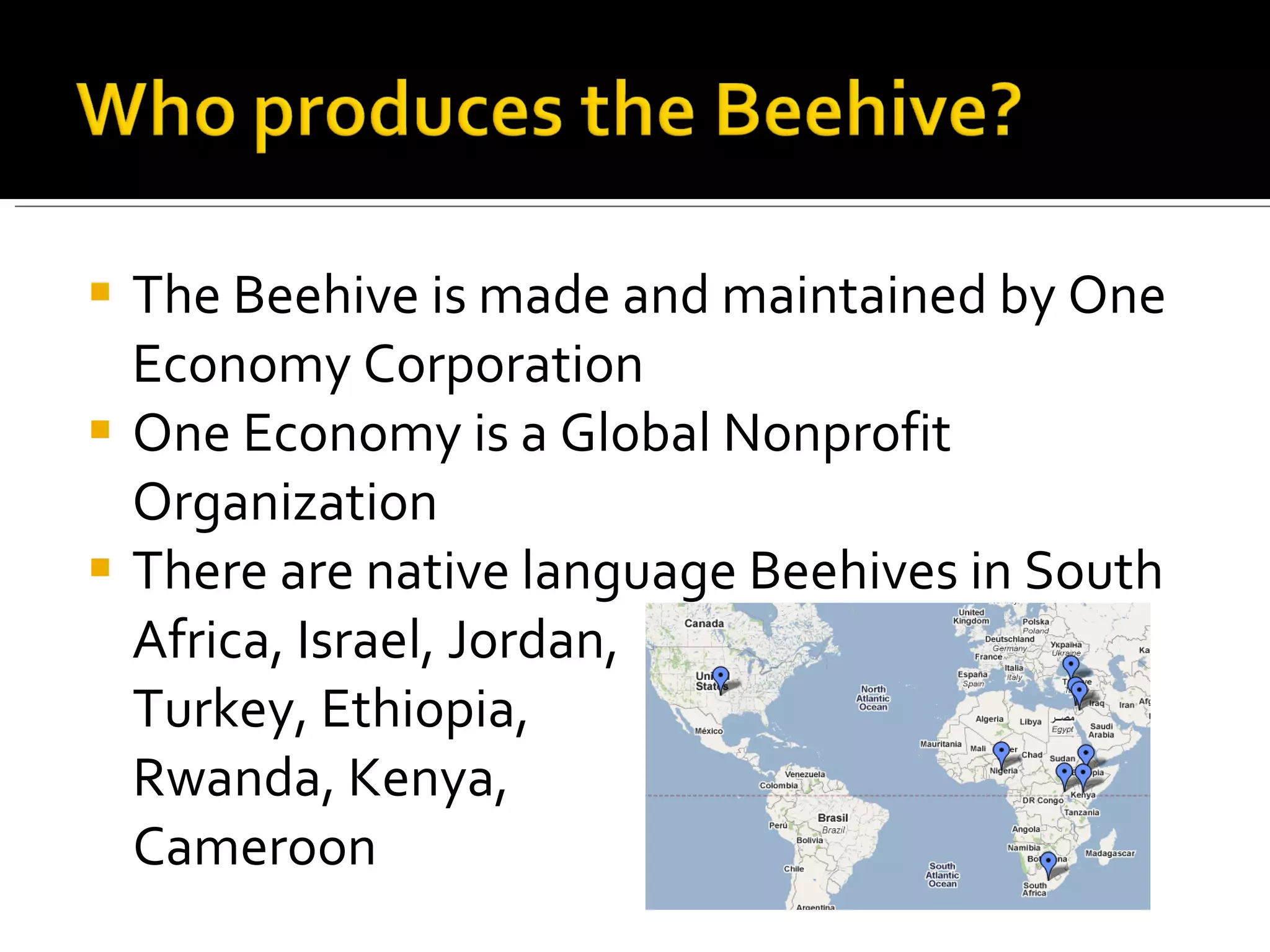 Introduction to the beehive for website | PPT | Internet for Beginners ...