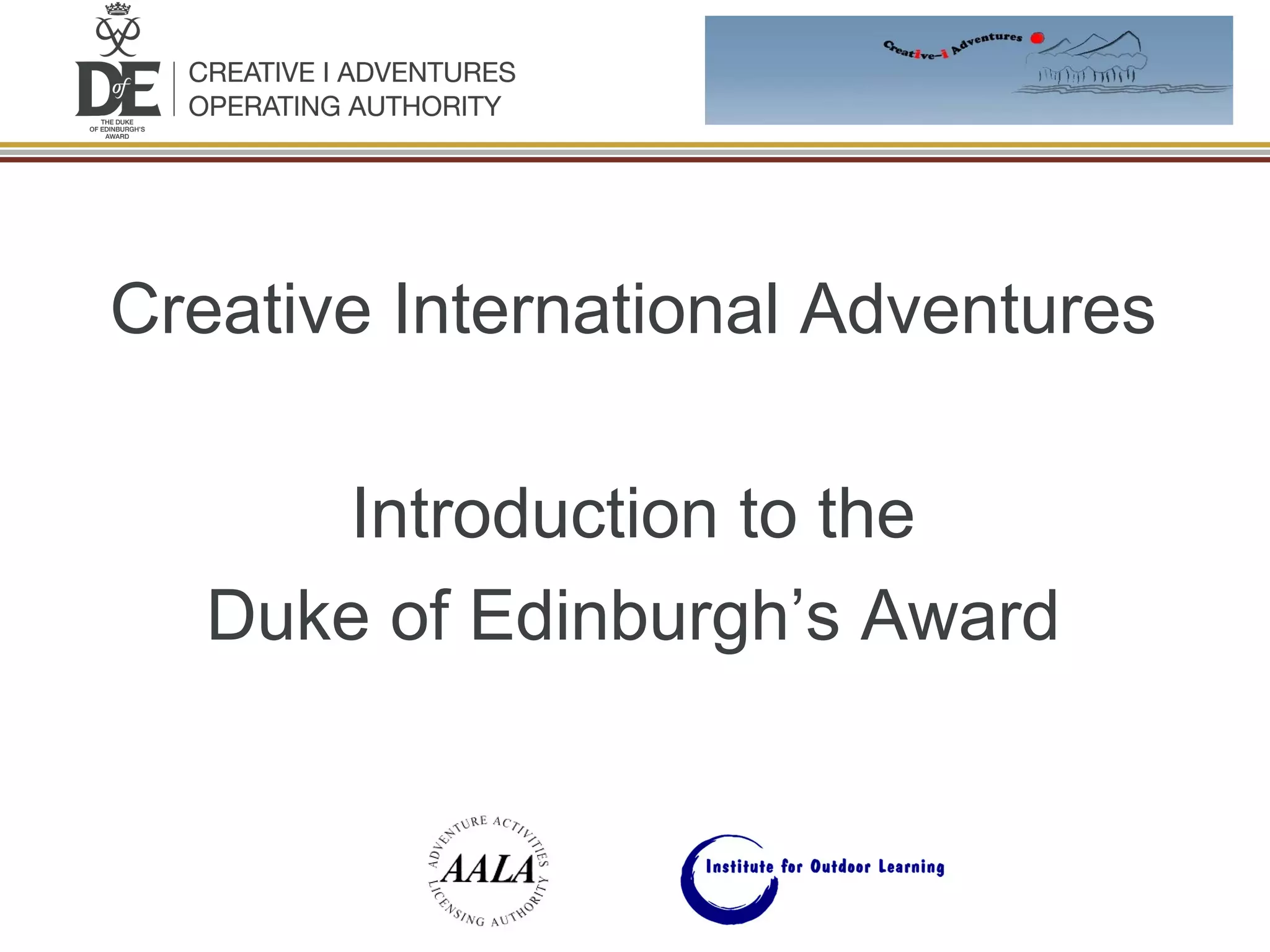 Bronze DofE | PPT