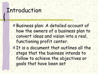 Introduction to The Business Plan (2).ppt