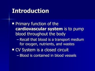 Introduction to the_cardiovascular_system | PPT