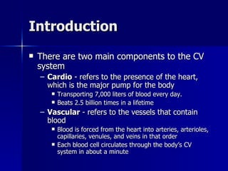 Introduction to the_cardiovascular_system | PPT