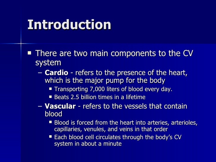 Introduction to the_cardiovascular_system