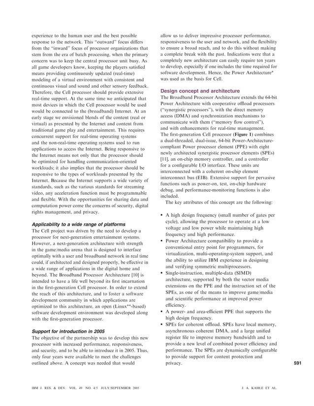 IBM: Introduction to the Cell Multiprocessor | PDF