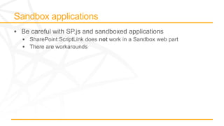 Introduction to the SharePoint Client Object Model | PPTX | Computing | Technology & Computing