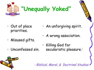 Introduction to the Equally Yoked Coupleship - Liberal Arts ...