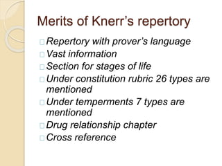 Introduction to the concordance repertories | PPTX