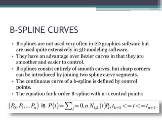 Introduction to the curves | PPTX
