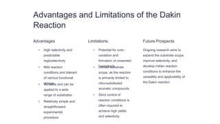 Introduction to the Dakin Reaction and its medicinal application.pptx