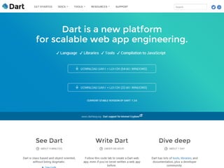 Introduction to the Dart language