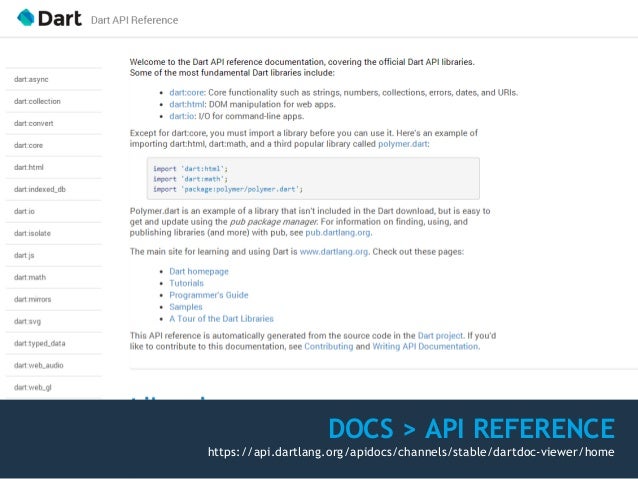 Introduction to the Dart language