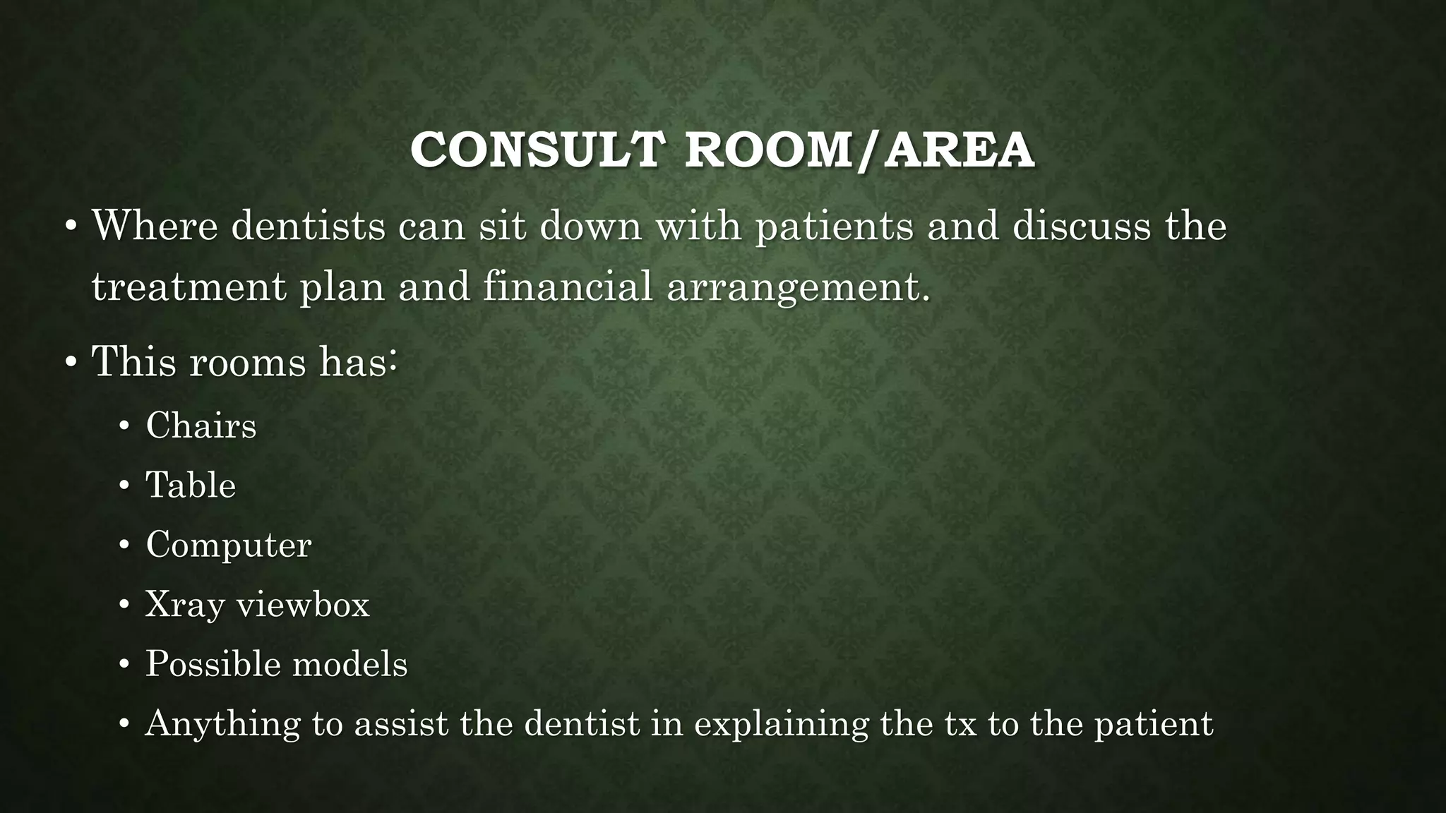 Introduction to the Dental Office and Basic Chairside | PPTX