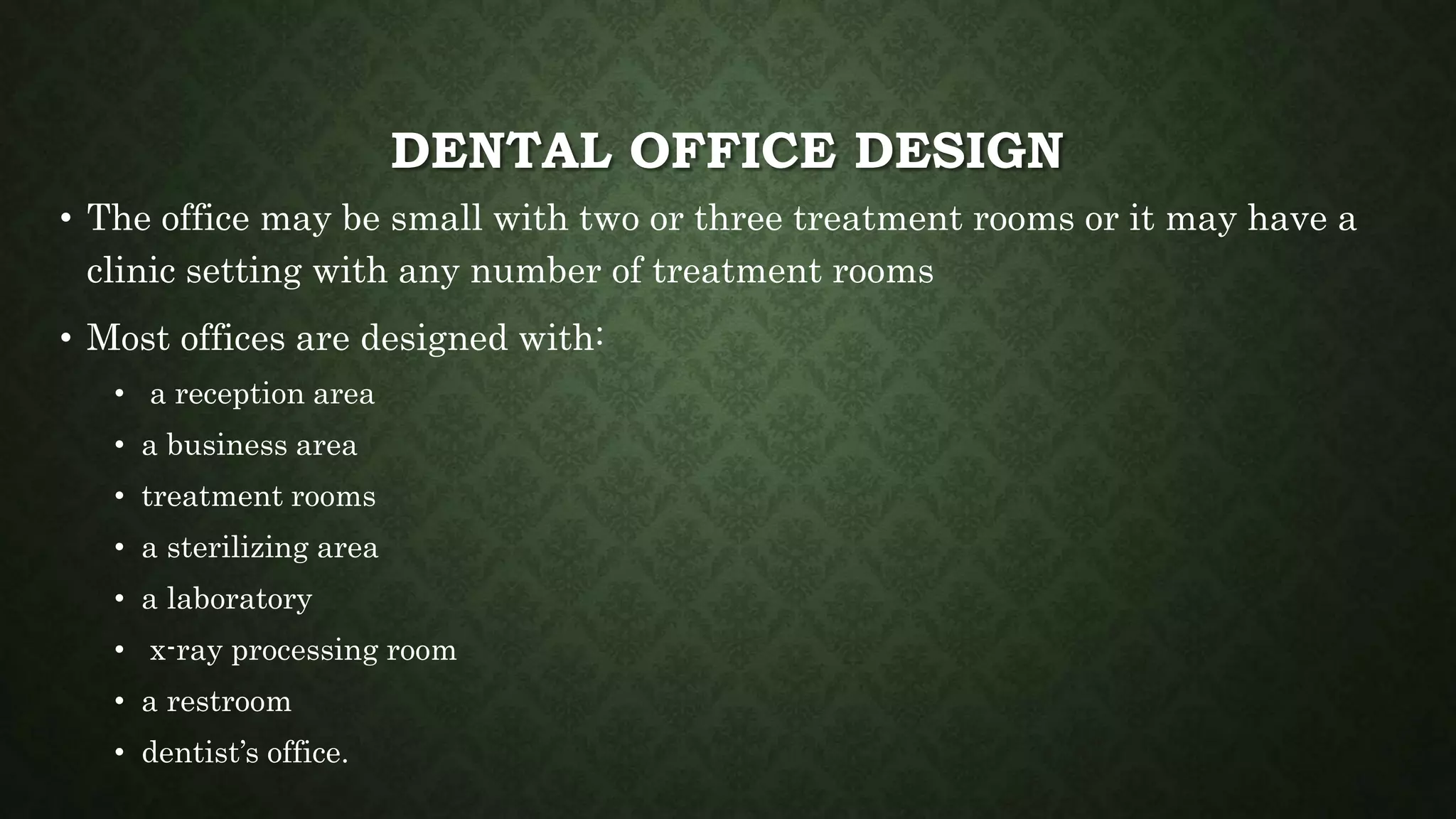 Introduction to the Dental Office and Basic Chairside | PPTX