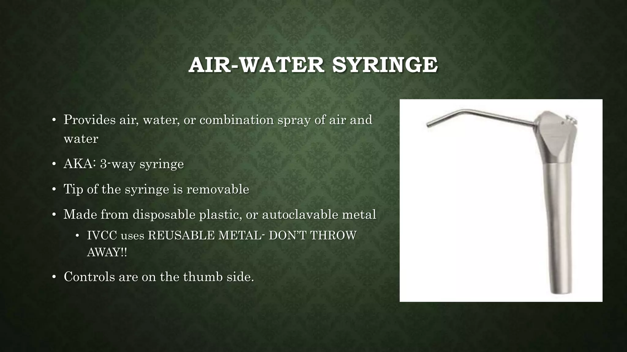 Introduction to the Dental Office and Basic Chairside | PPTX