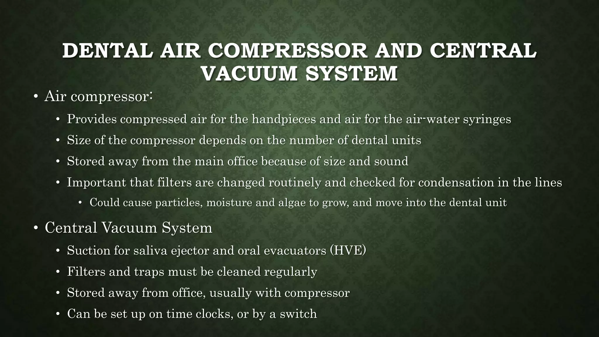 Introduction to the Dental Office and Basic Chairside | PPTX