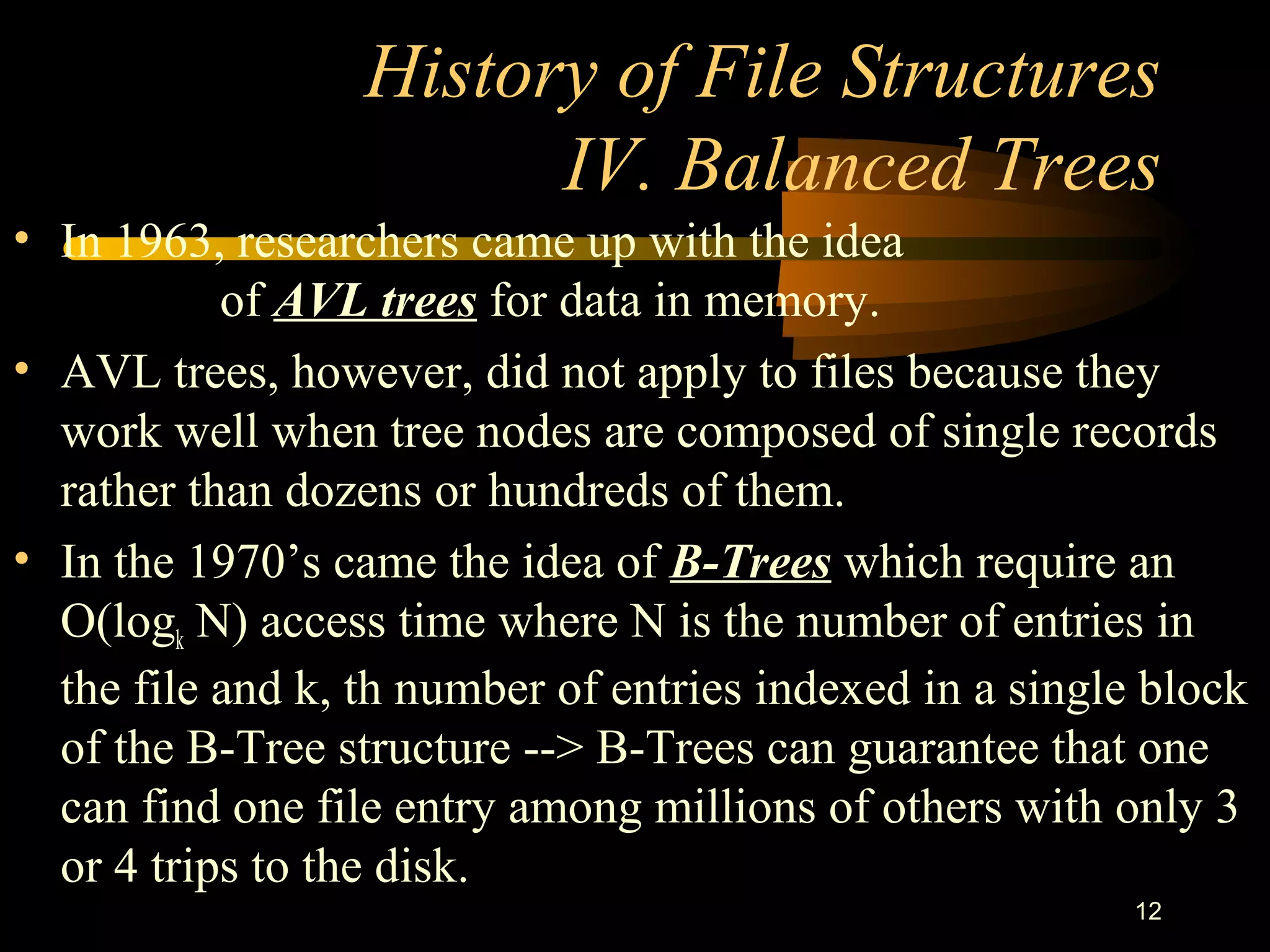 Introduction To The Design And Specification Of File Structures Ppt 7231