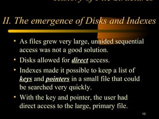 Introduction to the design and specification of file structures | PPT