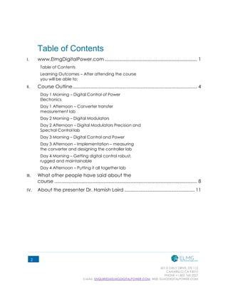 Digital Control of Power Electronics Training Course | PDF