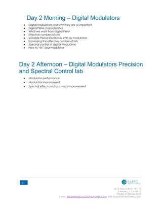 Digital Control of Power Electronics Training Course | PDF