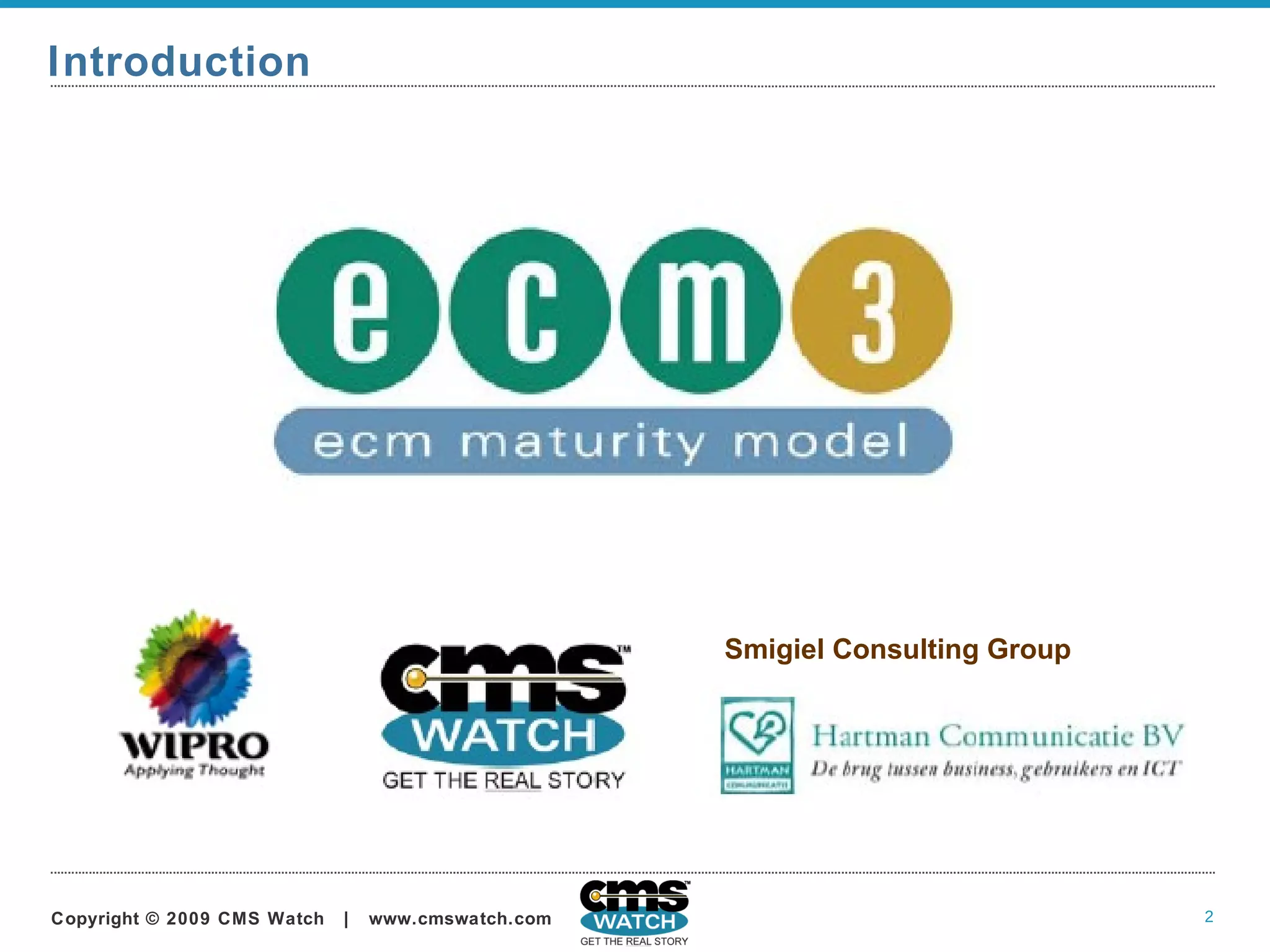 Introduction To The ECM3 Maturity Model | PPT