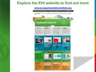 Introduction to the european hydration institute | PDF