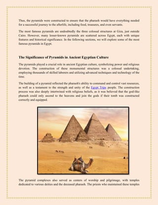 Introduction to the Famous Pyramids of Egypt | PDF