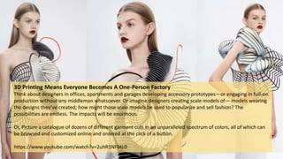 Introduction to the Fashion Industry | PPTX