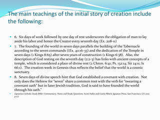 Introduction to the first story of creation notes | PPTX | Christianity ...