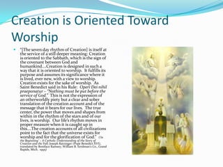Introduction to the first story of creation notes | PPTX