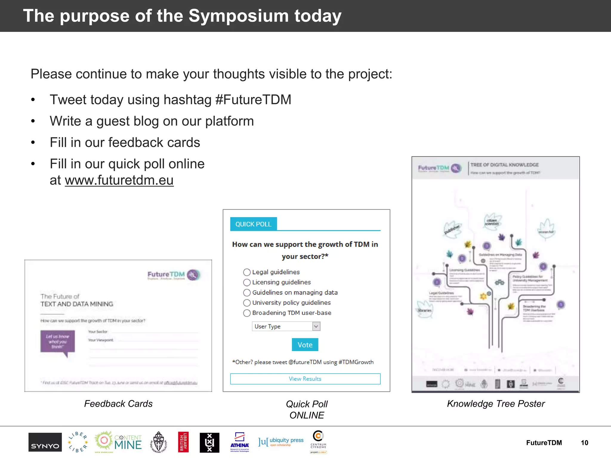 Introduction to the FutureTDM project | PPTX