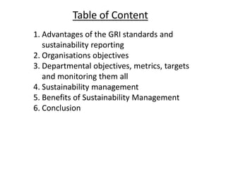 How Sustainability management and the GRI structure can benefit your ...