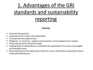 How Sustainability management and the GRI structure can benefit your ...