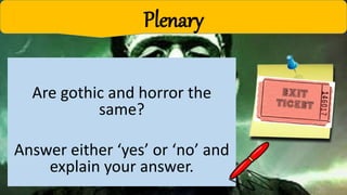 Introduction to the Gothic | PPTX