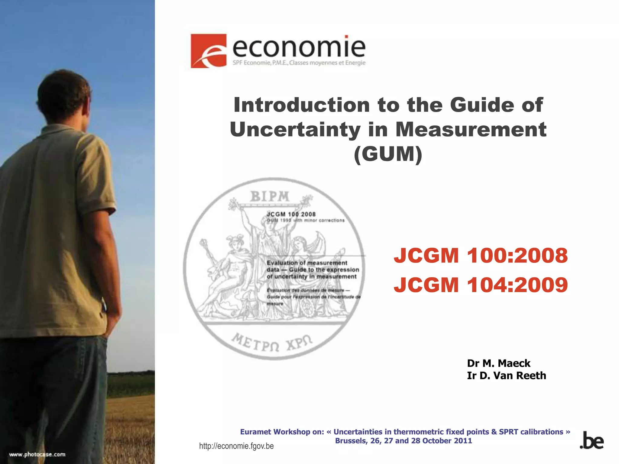 Introduction to the guide of uncertainty in measurement | PPSX